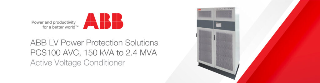 Active Voltage conditioner PCS100 AVC 150kVA to 2.4MVA - powermatic