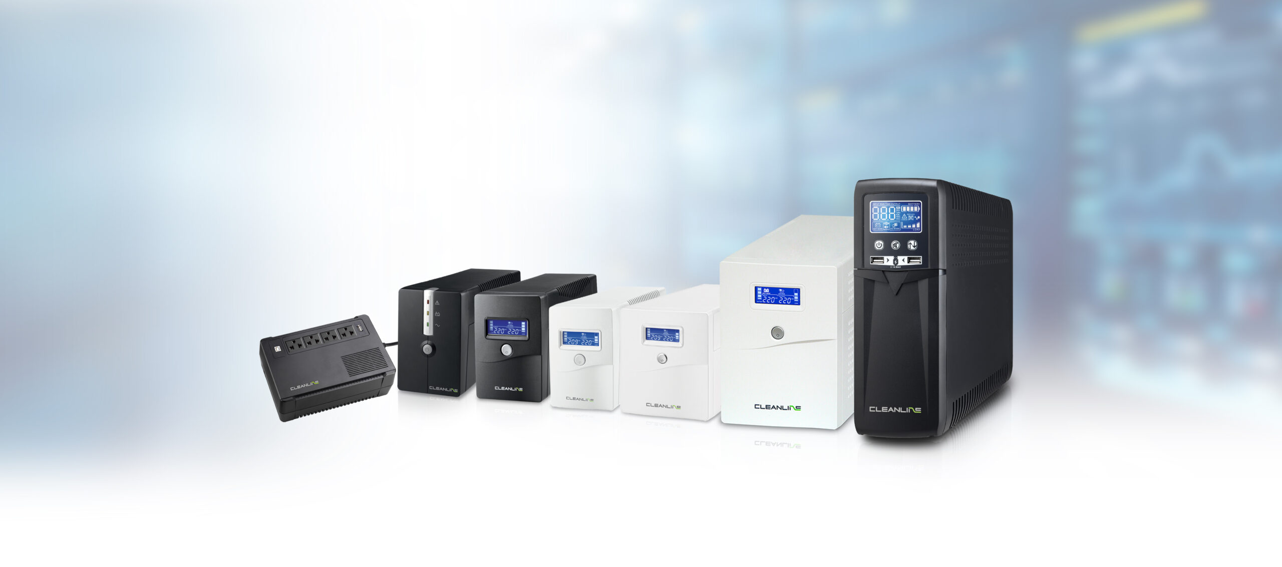 Cleanline UPS (800VA-3000VA) - powermatic